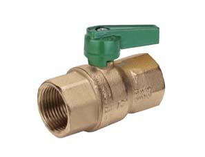 Shop-Installateur - ALVA TW-Kugelhahn Ms DN15 1/2"IG m.gruenem Drehriegel Flügelgriff DVGW