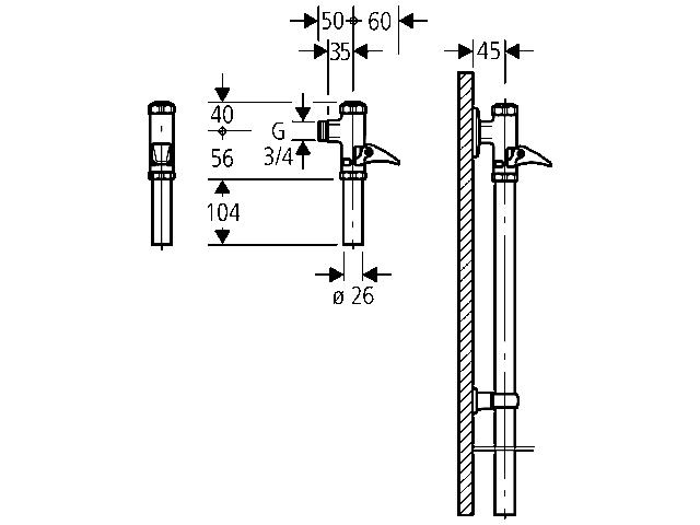 Shop-Installateur - Grohe-Dal Automatic-WC Spüler 3/4"