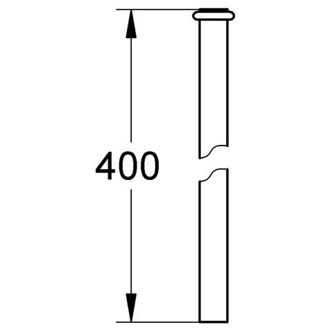 Shop-Installateur - Grohe-Dal Urinalspülrohr 400mm