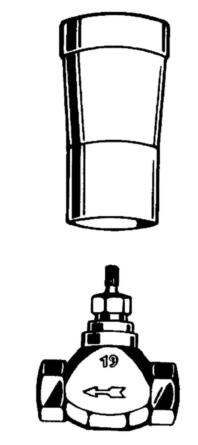 Shop-Installateur -Grohe UP-Ventil 3/4" ohne Sichtteile