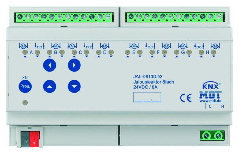 Shop-Installateur -KNX Jalousieaktor 8fach 24 V DC REG