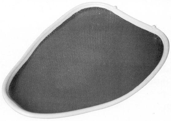 Shop-Installateur -Pissoir Einlagen mit Nirostasieb und PVC-Rand